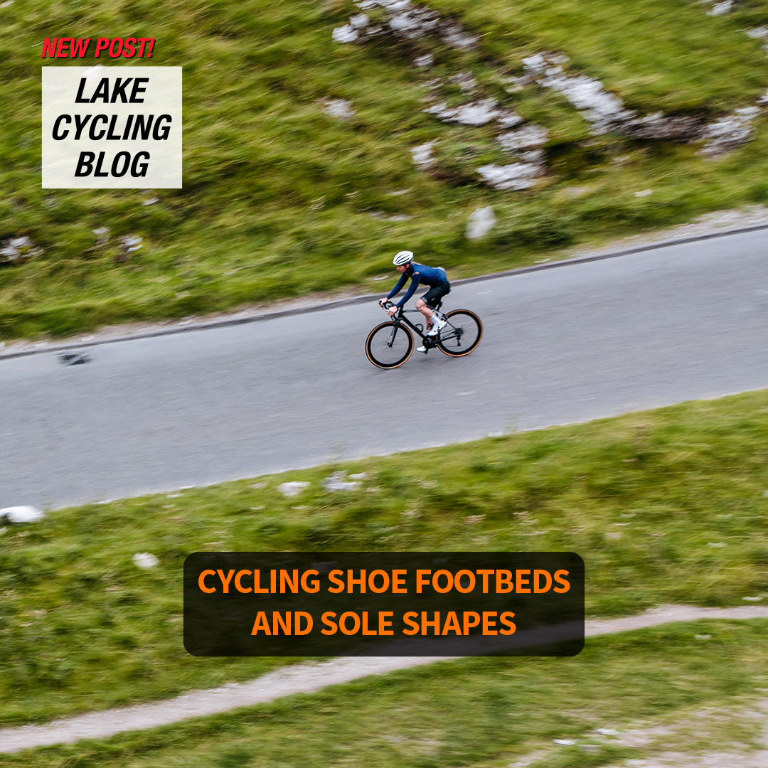 Cycling shoe footbeds and sole shapes – Lake Cycling SA