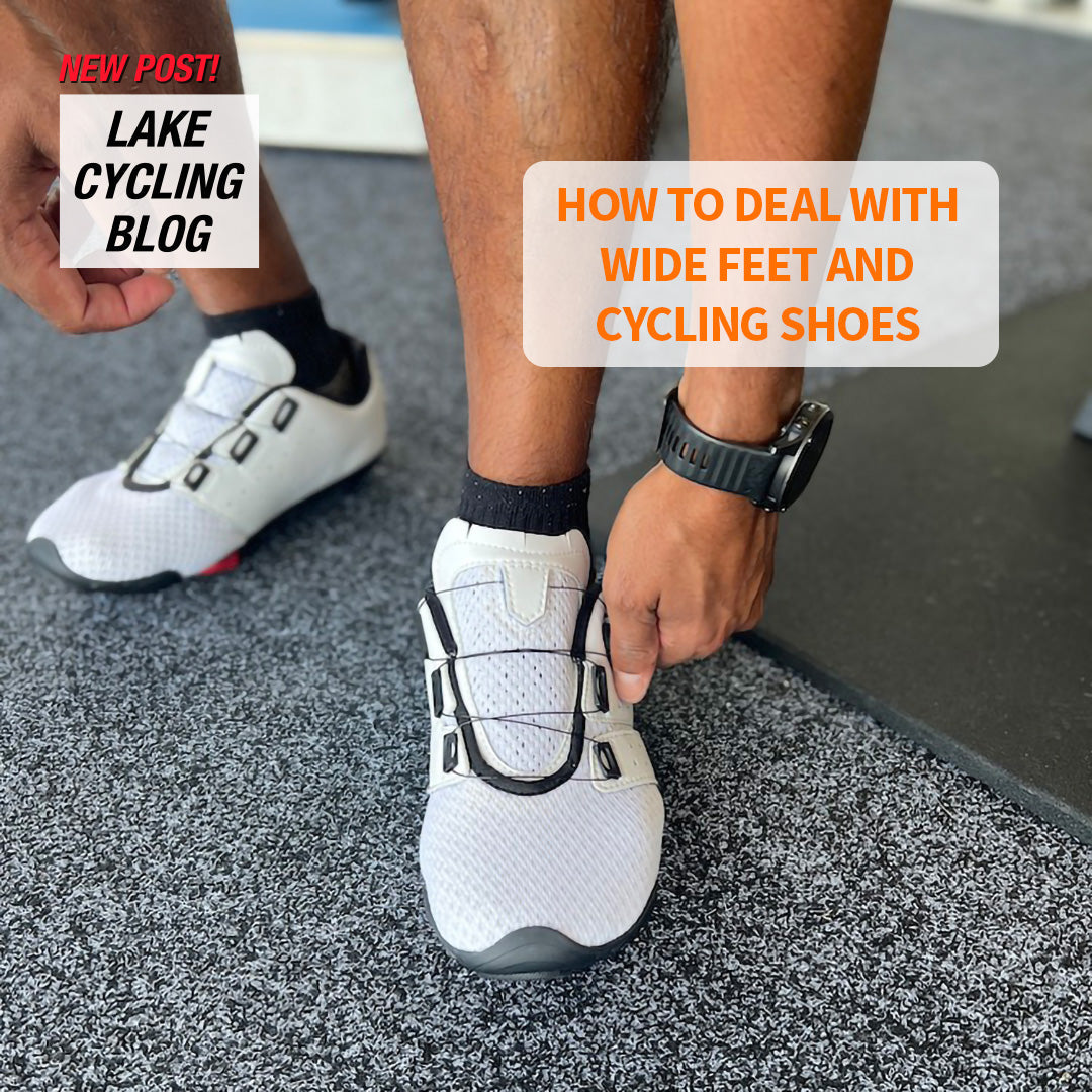 How to deal with wide feet and cycling shoes – Lake Cycling SA